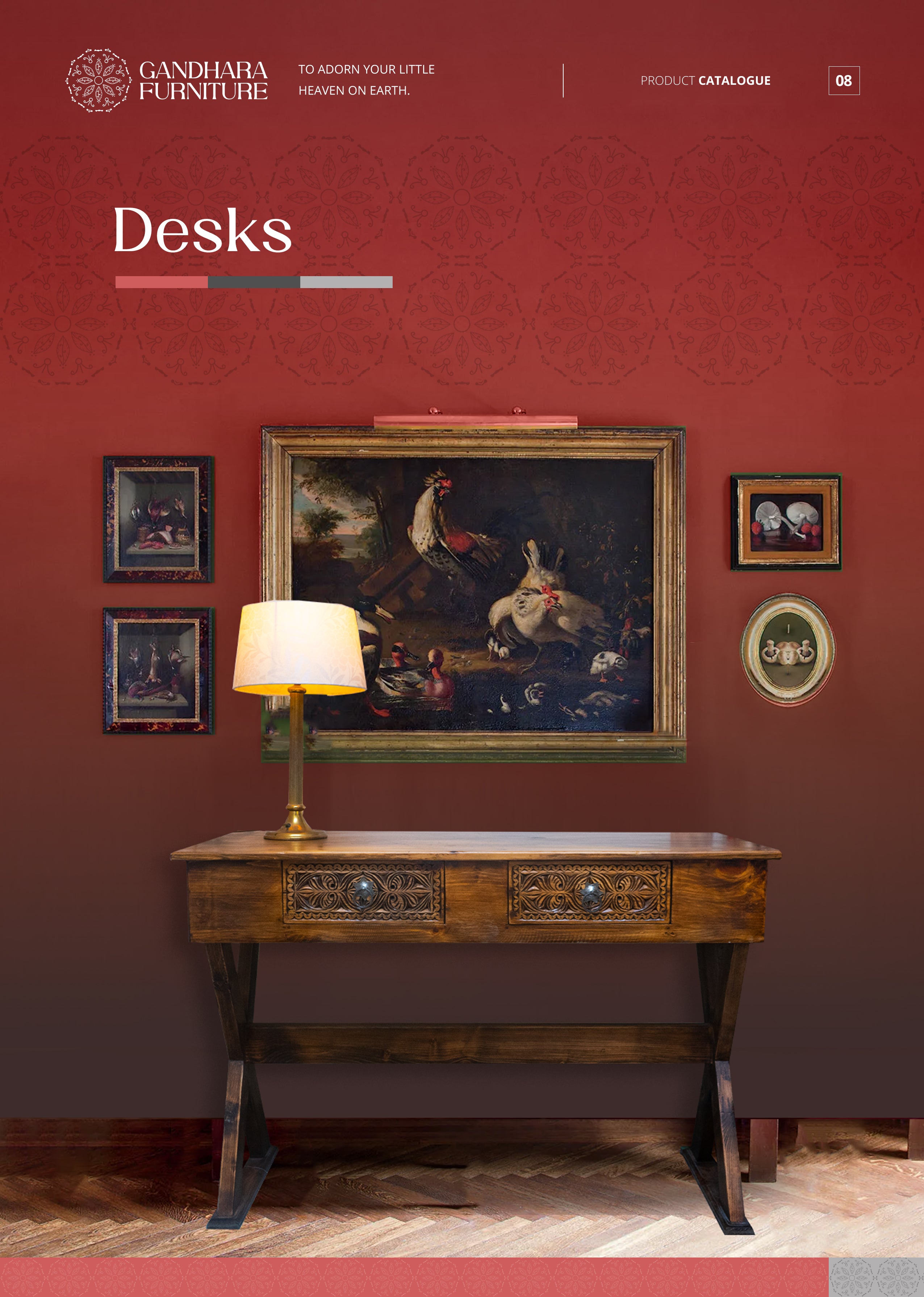 Hashtnagar Desk – Gandhara Furniture